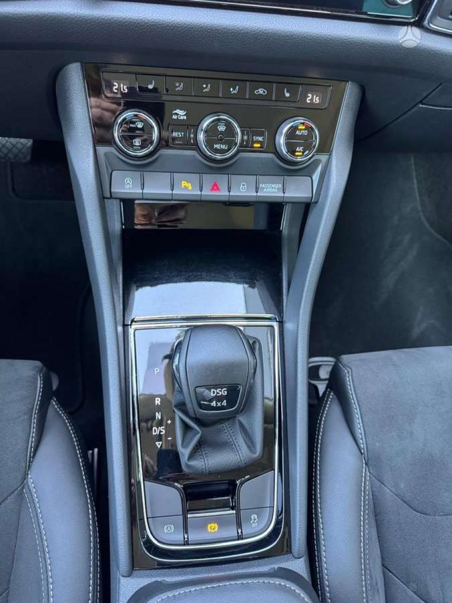 Серый Шкода Kodiaq 2022 в Вильнюс, объемом двигателя 1.97 л и пробегом 117 тыс. км за 28300 €, фото 16 на AUTOMOTO.COM.LV