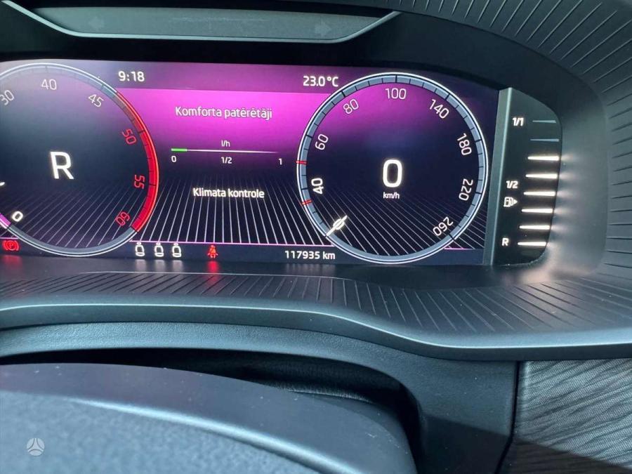 Серый Шкода Kodiaq 2022 в Вильнюс, объемом двигателя 1.97 л и пробегом 117 тыс. км за 28300 €, фото 17 на AUTOMOTO.COM.LV
