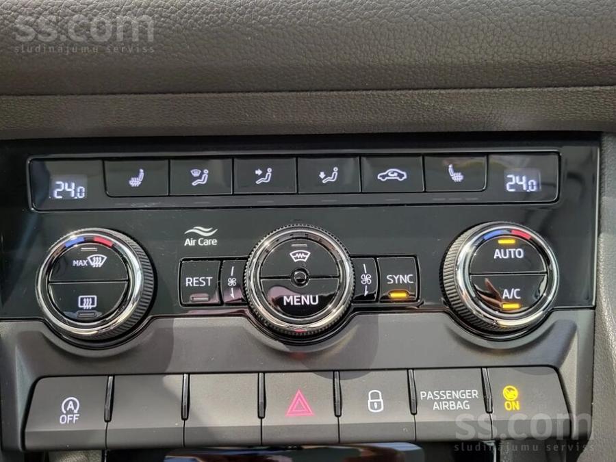 Pelēks Skoda Kodiaq 2022 Rīga, ar dzinēja tilpumu 1.50 L un nobraukumu 119 tūkst. km par 21490 €, foto 12 vietnē AUTOMOTO.COM.LV