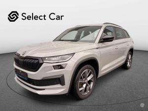 Pelēks Skoda Kodiaq 2022 Viļņa, ar dzinēja tilpumu 1.97 L un nobraukumu 155 tūkst. km par 27700 €, foto  vietnē AUTOMOTO.COM.LV