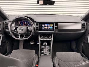 Grey Skoda Kodiaq 2022 in Vilnius, with an engine capacity of 1.97 L and mileage of 155 thousand km for 27700 €, photo 11 on AUTOMOTO.COM.LV