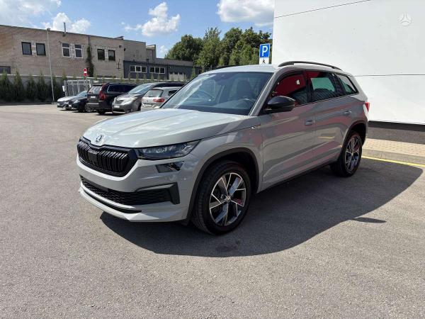 Grey Skoda Kodiaq 2022 in Panevezys, with an engine capacity of 1.97 L and mileage of 178 thousand km for 22500 €, photo 3 on AUTOMOTO.COM.LV