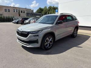 Grey Skoda Kodiaq 2022 in Panevezys, with an engine capacity of 1.97 L and mileage of 178 thousand km for 22500 €, photo 4 on AUTOMOTO.COM.LV