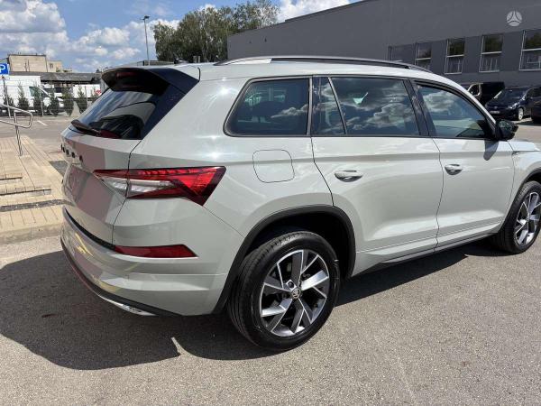 Grey Skoda Kodiaq 2022 in Panevezys, with an engine capacity of 1.97 L and mileage of 178 thousand km for 22500 €, photo 7 on AUTOMOTO.COM.LV