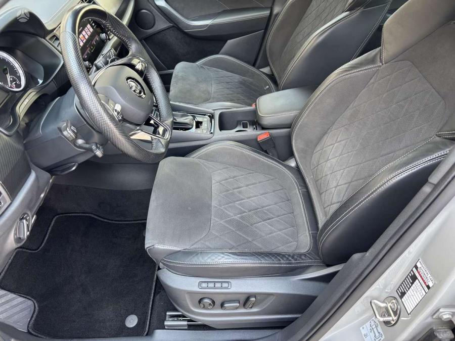 Grey Skoda Kodiaq 2022 in Panevezys, with an engine capacity of 1.97 L and mileage of 178 thousand km for 22500 €, photo 13 on AUTOMOTO.COM.LV