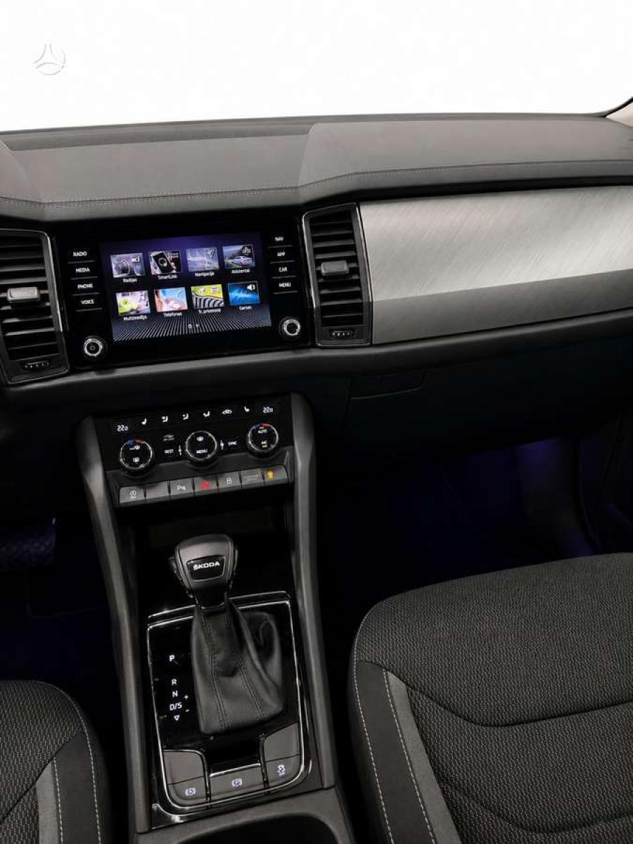 Серый Шкода Kodiaq 2022 в Каунас, объемом двигателя 1.97 л и пробегом 133 тыс. км за 23200 €, фото 11 на AUTOMOTO.COM.LV