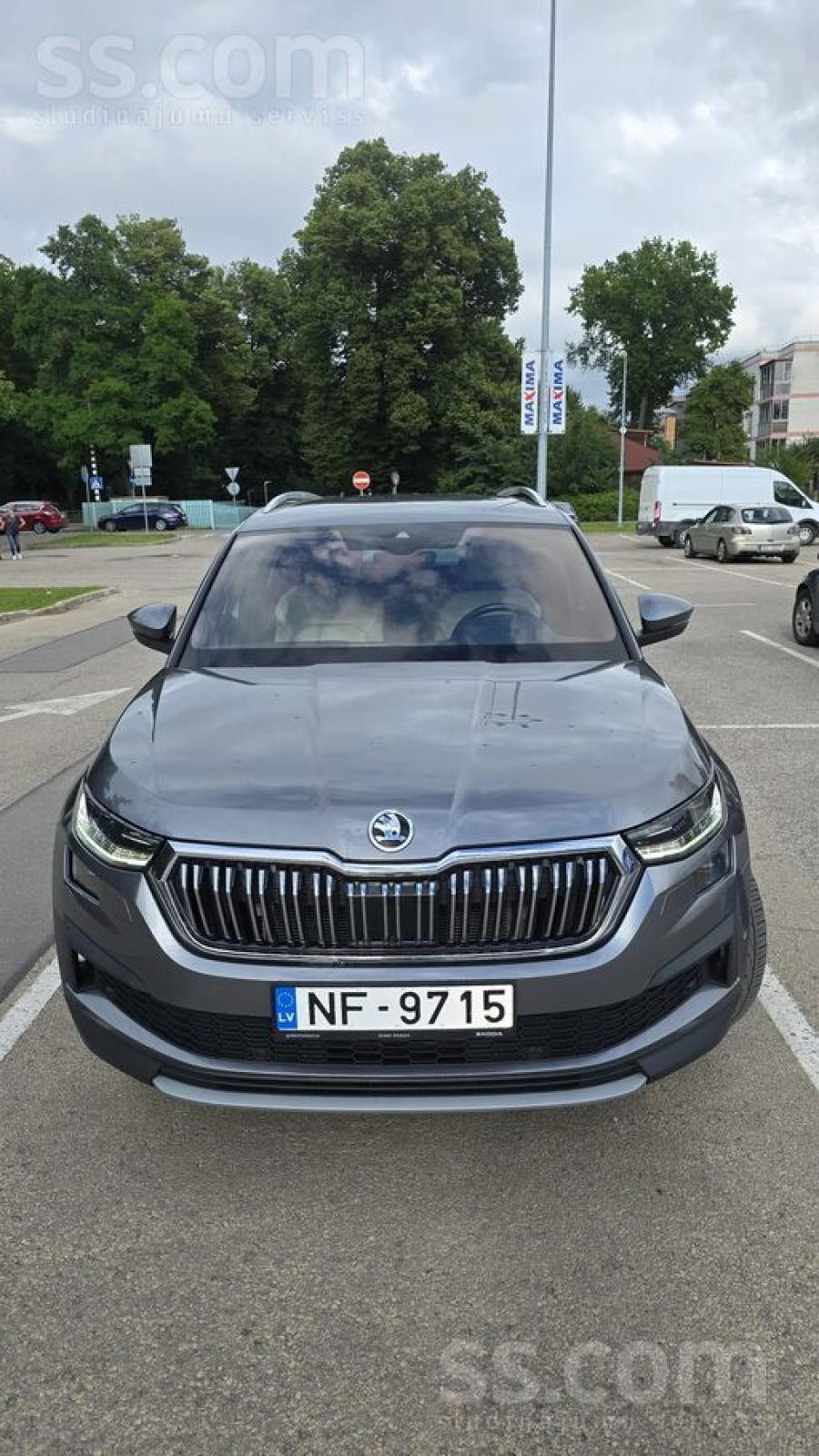 Pelēks Skoda Kodiaq 2022 Rīga, ar dzinēja tilpumu 2.00 L un nobraukumu 76 tūkst. km par 32990 €, foto 3 vietnē AUTOMOTO.COM.LV