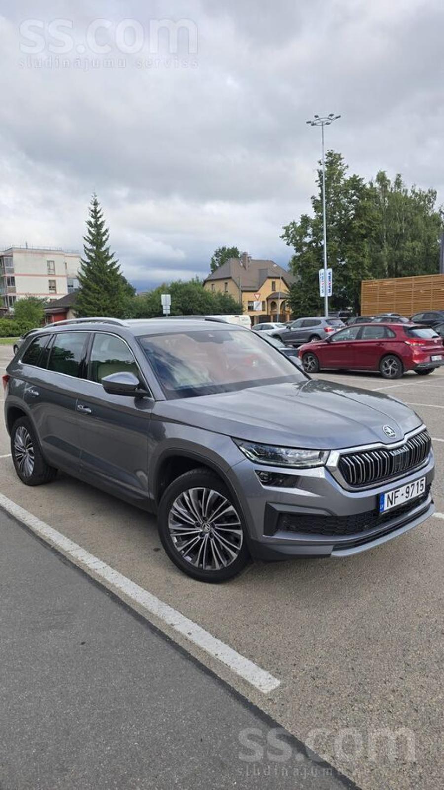 Pelēks Skoda Kodiaq 2022 Rīga, ar dzinēja tilpumu 2.00 L un nobraukumu 76 tūkst. km par 32990 €, foto 6 vietnē AUTOMOTO.COM.LV