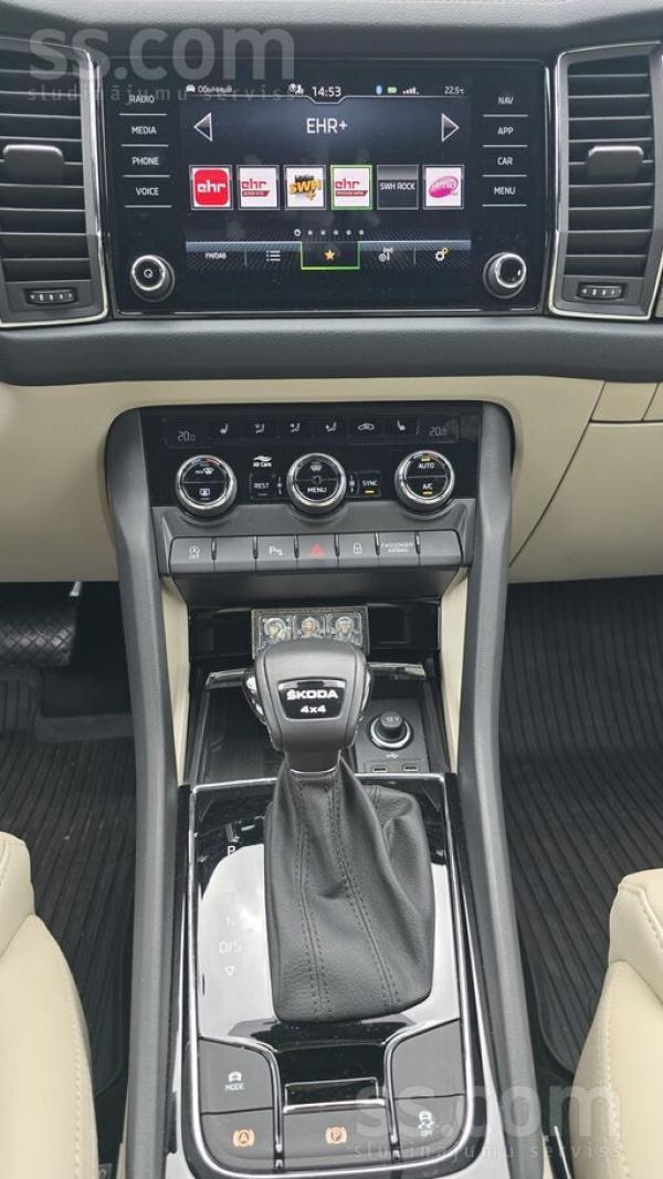 Шкода Kodiaq 2022 в Рига на AUTOMOTO.COM.LV Серый Шкода Kodiaq 2022 в Рига, объемом двигателя 2.00 л и пробегом 79 тыс. км за 26490 €, фото 9 на AUTOMOTO.COM.LV