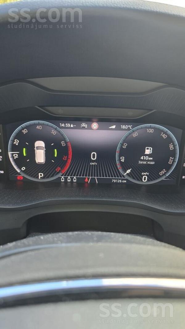 Шкода Kodiaq 2022 в Рига на AUTOMOTO.COM.LV Серый Шкода Kodiaq 2022 в Рига, объемом двигателя 2.00 л и пробегом 79 тыс. км за 26490 €, фото 10 на AUTOMOTO.COM.LV