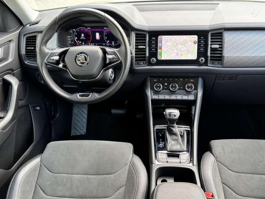 Серый Шкода Kodiaq 2022 в Вильнюс, объемом двигателя 1.97 л и пробегом 118 тыс. км за 28300 €, фото 12 на AUTOMOTO.COM.LV