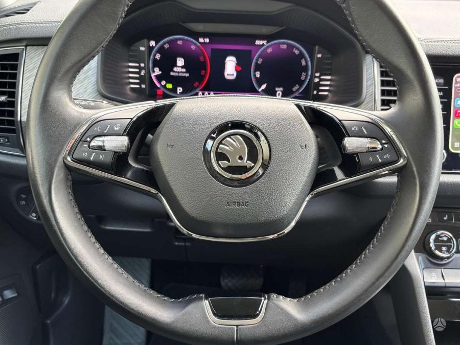 Серый Шкода Kodiaq 2022 в Вильнюс, объемом двигателя 1.97 л и пробегом 118 тыс. км за 28300 €, фото 13 на AUTOMOTO.COM.LV