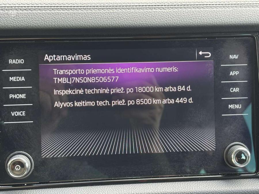 Серый Шкода Kodiaq 2022 в Вильнюс, объемом двигателя 1.97 л и пробегом 118 тыс. км за 28300 €, фото 26 на AUTOMOTO.COM.LV