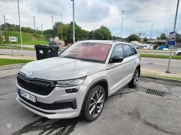 Pelēks Skoda Kodiaq 2022 Klaipėda, ar dzinēja tilpumu 1.98 L un nobraukumu 91 tūkst. km par 33700 €, foto 1 vietnē AUTOMOTO.COM.LV