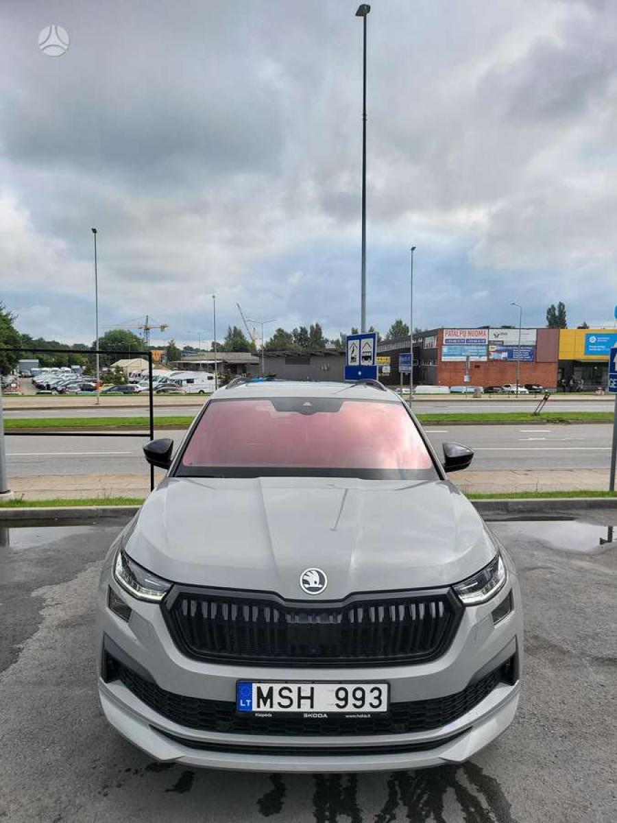 Pelēks Skoda Kodiaq 2022 Klaipėda, ar dzinēja tilpumu 1.98 L un nobraukumu 91 tūkst. km par 33700 €, foto 4 vietnē AUTOMOTO.COM.LV