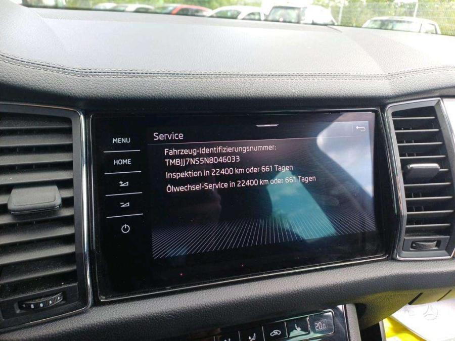 Серый Шкода Kodiaq 2022 в Каунас, объемом двигателя 1.97 л и пробегом 158 тыс. км за 22690 €, фото 18 на AUTOMOTO.COM.LV