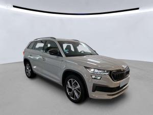 Grey Skoda Kodiaq 2022 in Vilnius, with an engine capacity of 1.50 L and mileage of 103 thousand km for 27470 €, photo  on AUTOMOTO.COM.LV