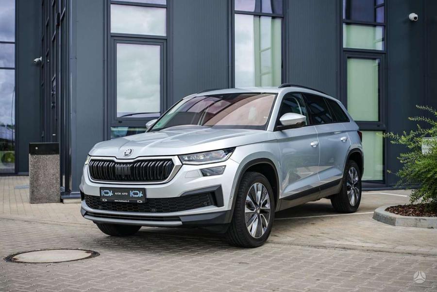 Серый Шкода Kodiaq 2022 в Каунас, объемом двигателя 1.97 л и пробегом 109 тыс. км за 25450 €, фото 3 на AUTOMOTO.COM.LV