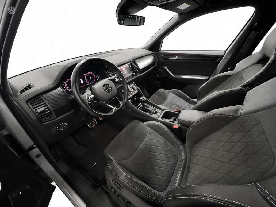 Grey Skoda Kodiaq 2022 in Kaunas, with an engine capacity of 1.98 L and mileage of 86 thousand km for 32800 €, photo 9 on AUTOMOTO.COM.LV