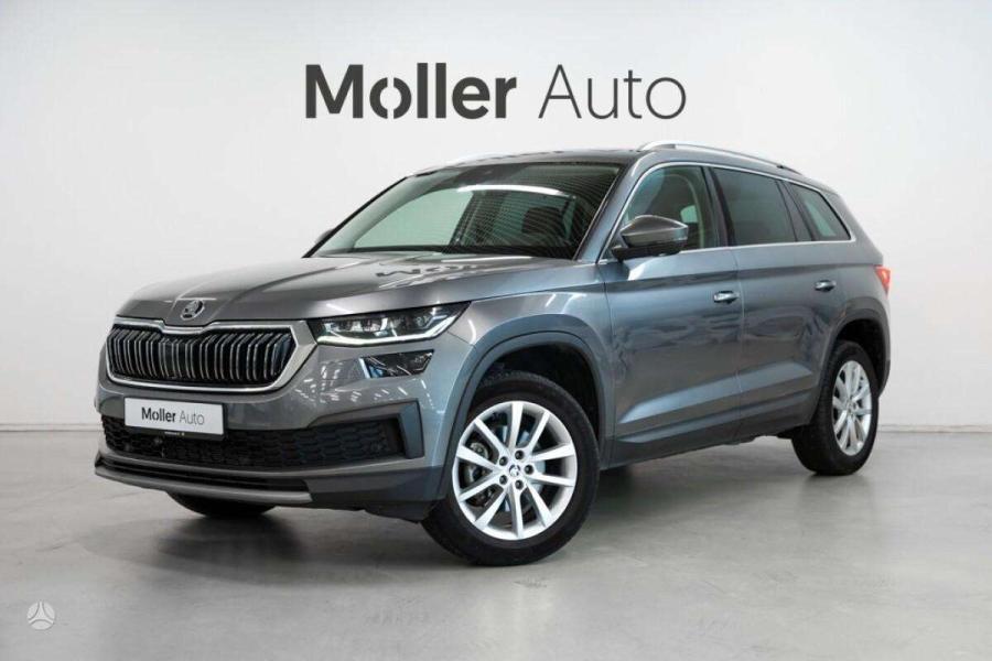 Grey Skoda Kodiaq 2022 in Vilnius, with an engine capacity of 2.00 L and mileage of 159 thousand km for 24500 €, photo 1 on AUTOMOTO.COM.LV