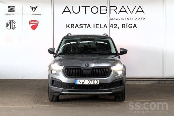 Pelēks Skoda Kodiaq 2022 Rīga, ar dzinēja tilpumu 1.50 L un nobraukumu 99 tūkst. km par 23200 €, foto 2 vietnē AUTOMOTO.COM.LV
