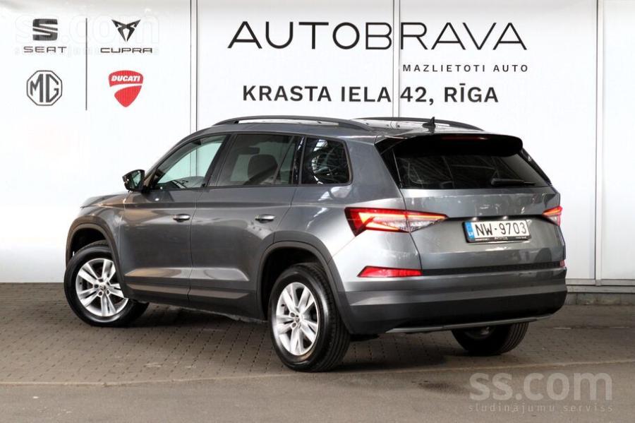Pelēks Skoda Kodiaq 2022 Rīga, ar dzinēja tilpumu 1.50 L un nobraukumu 99 tūkst. km par 23200 €, foto 7 vietnē AUTOMOTO.COM.LV