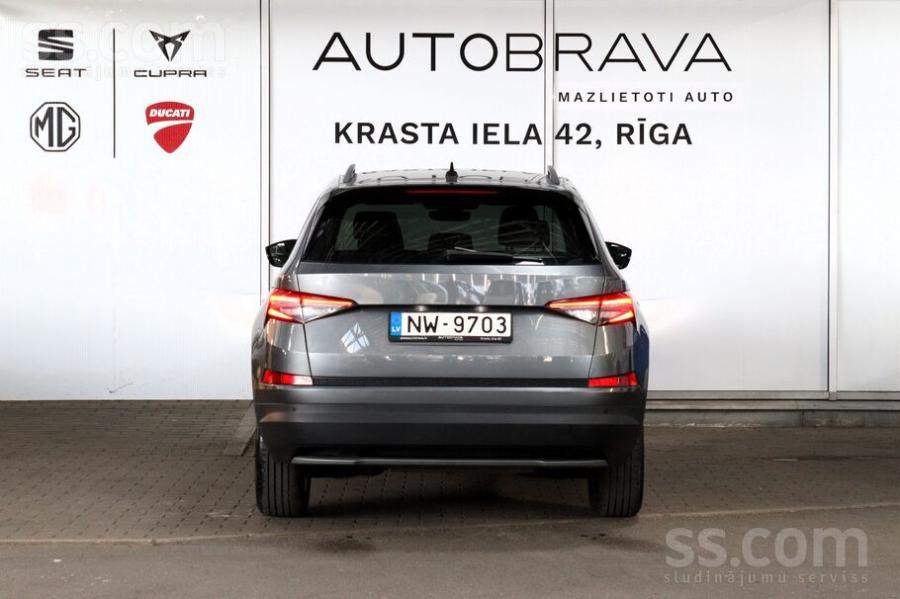 Pelēks Skoda Kodiaq 2022 Rīga, ar dzinēja tilpumu 1.50 L un nobraukumu 99 tūkst. km par 23200 €, foto 8 vietnē AUTOMOTO.COM.LV