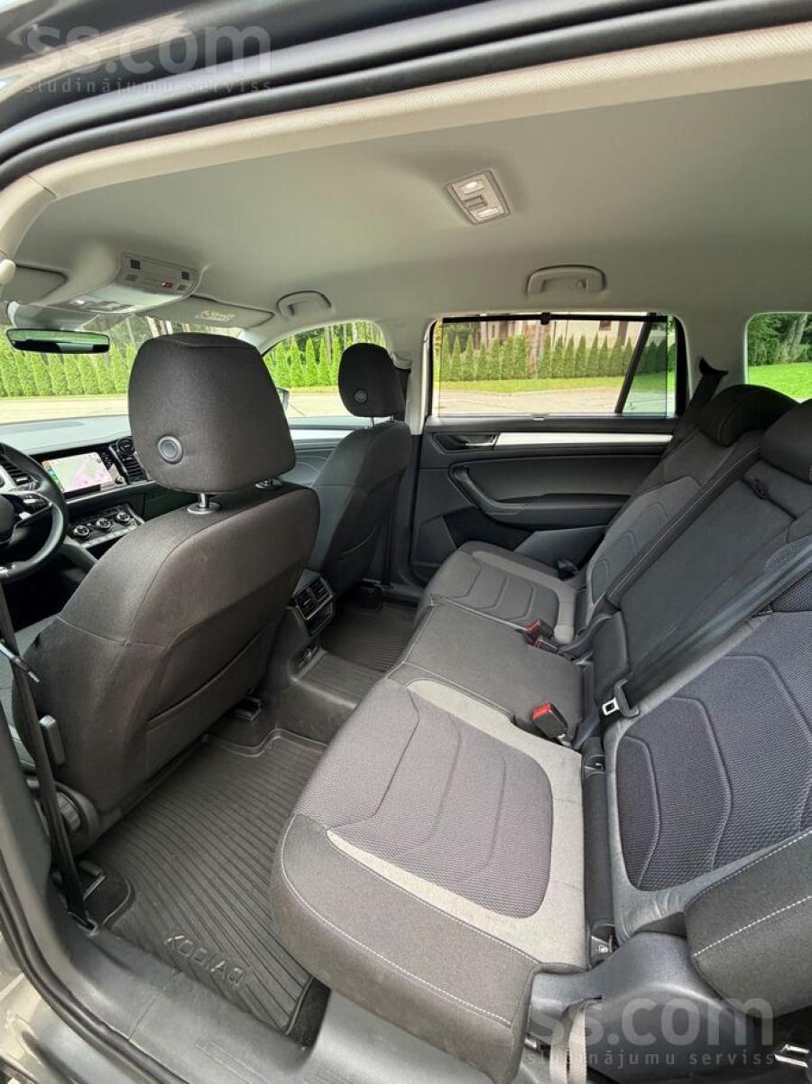 Pelēks Skoda Kodiaq 2022 Rīga, ar dzinēja tilpumu 2.00 L un nobraukumu 122 tūkst. km par 25000 €, foto 6 vietnē AUTOMOTO.COM.LV