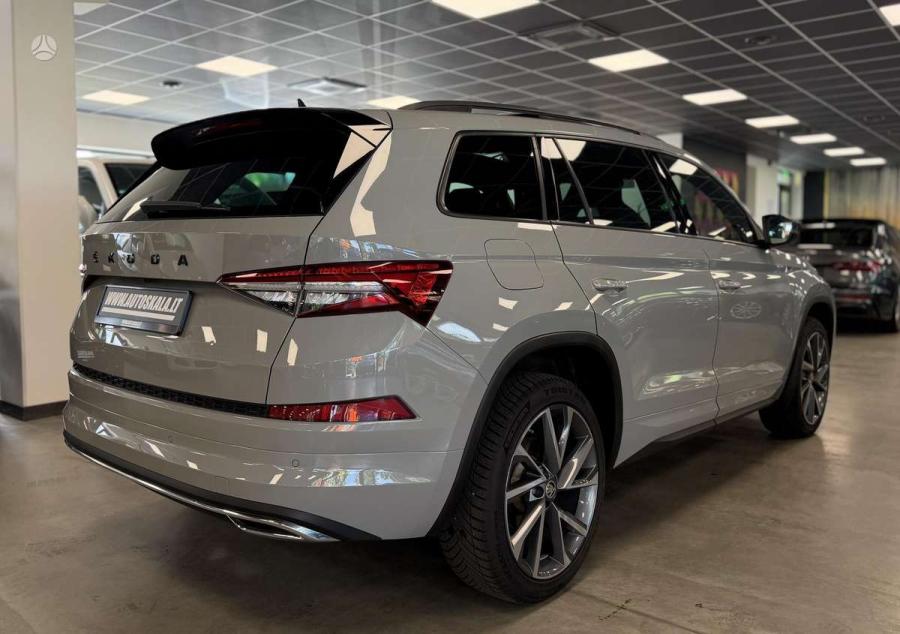 Серый Шкода Kodiaq 2022 в Клайпеда, объемом двигателя 1.97 л и пробегом 250 тыс. км за 29950 €, фото 8 на AUTOMOTO.COM.LV