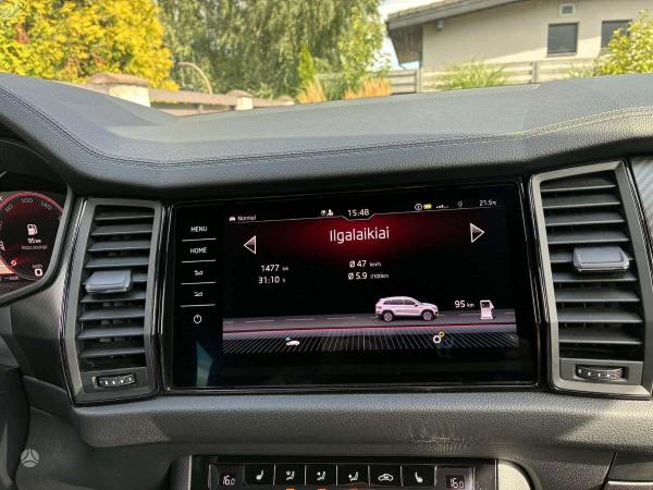 Серый Шкода Kodiaq 2022 в Каунас, объемом двигателя 2.00 л и пробегом 154 тыс. км за 27700 €, фото 7 на AUTOMOTO.COM.LV