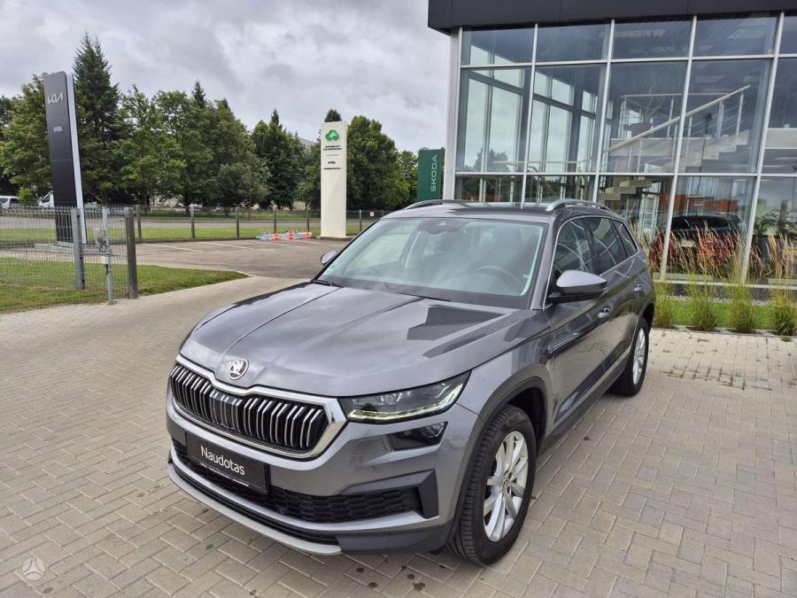Pelēks Skoda Kodiaq 2022 Šauļi, ar dzinēja tilpumu 1.97 L un nobraukumu 153 tūkst. km par 24500 €, foto 1 vietnē AUTOMOTO.COM.LV