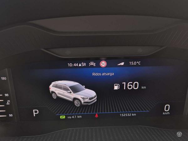 Серый Шкода Kodiaq 2022 в Шяуляй, объемом двигателя 1.97 л и пробегом 153 тыс. км за 24500 €, фото 10 на AUTOMOTO.COM.LV