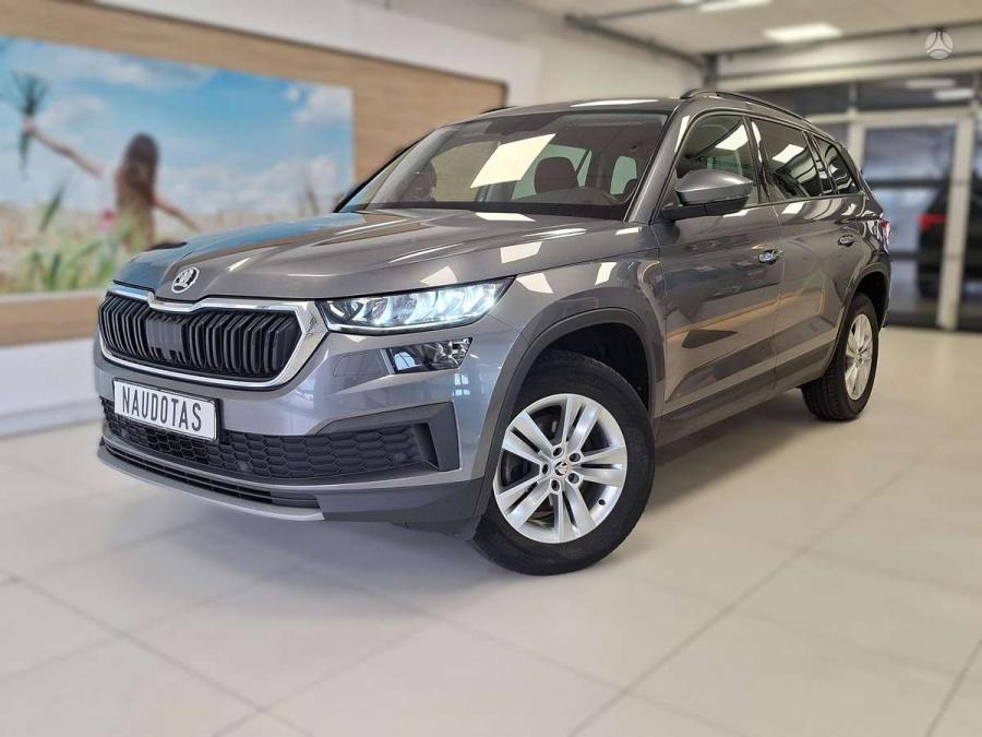 Pelēks Skoda Kodiaq 2022 Kauņa, ar dzinēja tilpumu 1.97 L un nobraukumu 161 tūkst. km par 22800 €, foto 1 vietnē AUTOMOTO.COM.LV