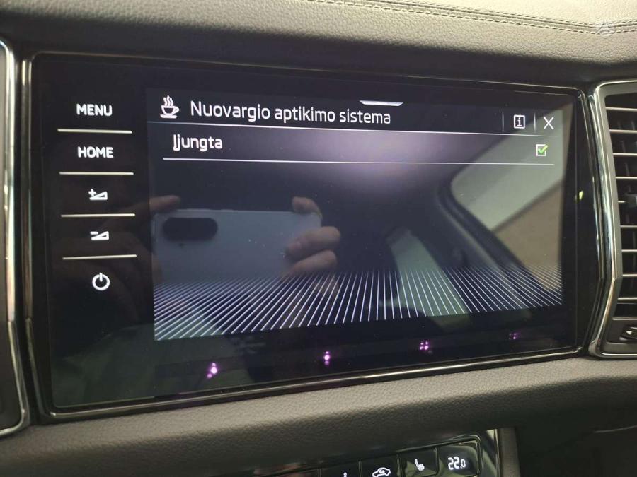 Pelēks Skoda Kodiaq 2022 Kauņa, ar dzinēja tilpumu 1.97 L un nobraukumu 161 tūkst. km par 22800 €, foto 22 vietnē AUTOMOTO.COM.LV