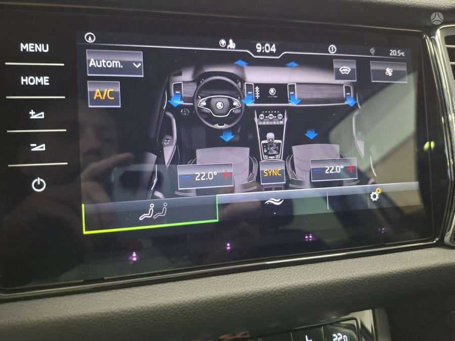 Pelēks Skoda Kodiaq 2022 Kauņa, ar dzinēja tilpumu 1.97 L un nobraukumu 161 tūkst. km par 22800 €, foto 24 vietnē AUTOMOTO.COM.LV