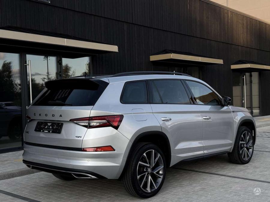 Pelēks Skoda Kodiaq 2022 Šauļi, ar dzinēja tilpumu 1.97 L un nobraukumu 204 tūkst. km par 24500 €, foto 9 vietnē AUTOMOTO.COM.LV