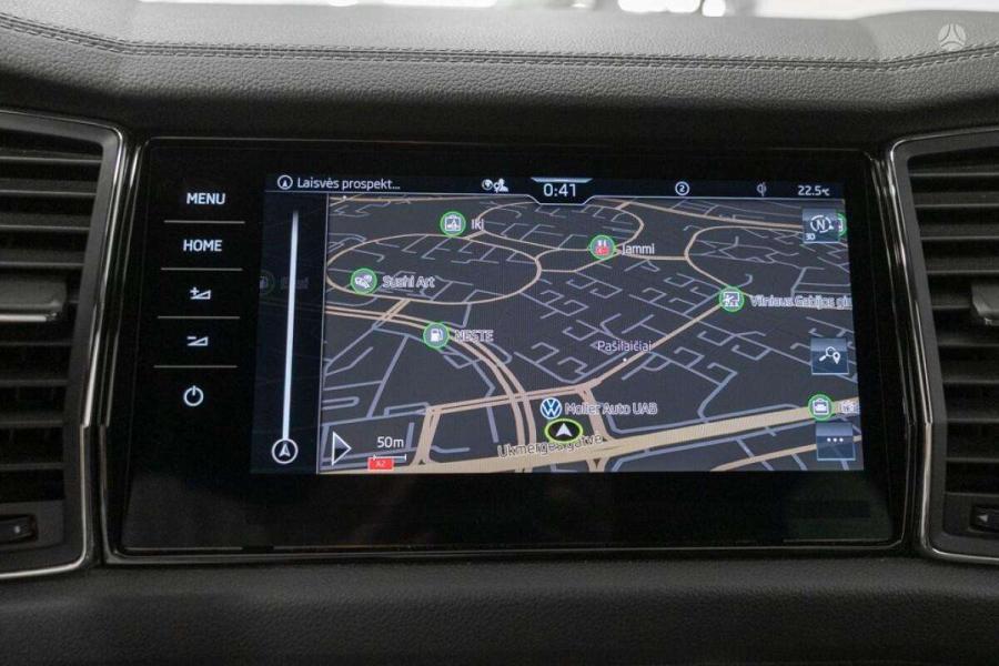 Grey Skoda Kodiaq 2022 in Vilnius, with an engine capacity of 2.00 L and mileage of 157 thousand km for 32500 €, photo 35 on AUTOMOTO.COM.LV