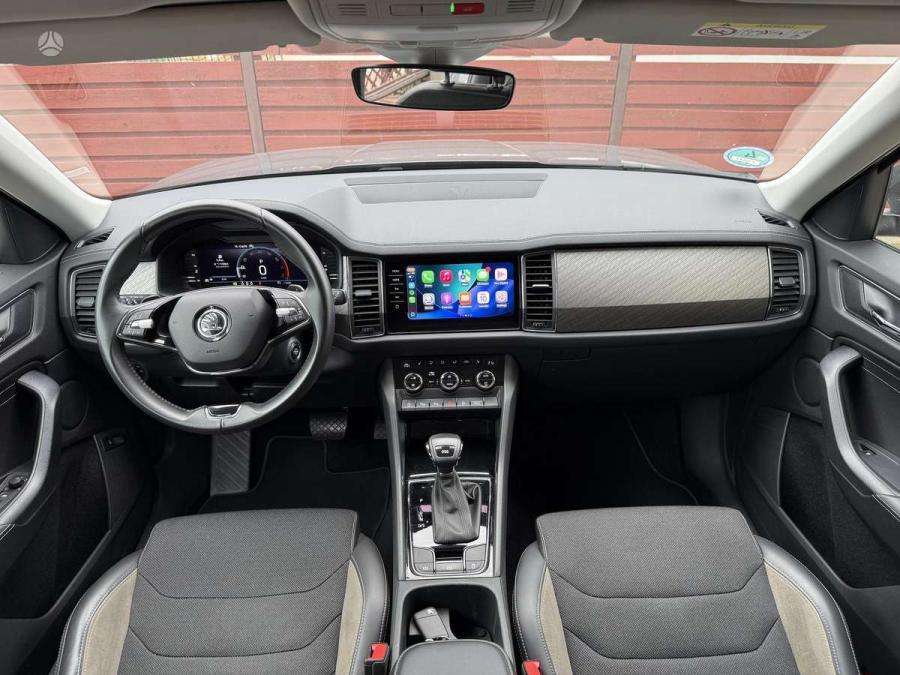Pelēks Skoda Kodiaq 2022 Šauļi, ar dzinēja tilpumu 1.50 L un nobraukumu 168 tūkst. km par 23290 €, foto 15 vietnē AUTOMOTO.COM.LV