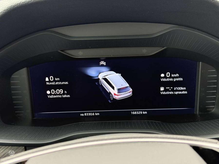 Pelēks Skoda Kodiaq 2022 Šauļi, ar dzinēja tilpumu 1.50 L un nobraukumu 168 tūkst. km par 23290 €, foto 18 vietnē AUTOMOTO.COM.LV