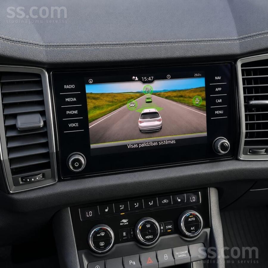 Pelēks Skoda Kodiaq 2022 Rīga, ar dzinēja tilpumu 2.00 L un nobraukumu 87 tūkst. km par 28400 €, foto 12 vietnē AUTOMOTO.COM.LV