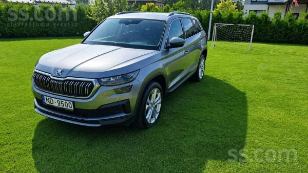 Pelēks Skoda Kodiaq 2022 Rīga, ar dzinēja tilpumu 2.00 L un nobraukumu 87 tūkst. km par 28400 €, foto 2 vietnē AUTOMOTO.COM.LV
