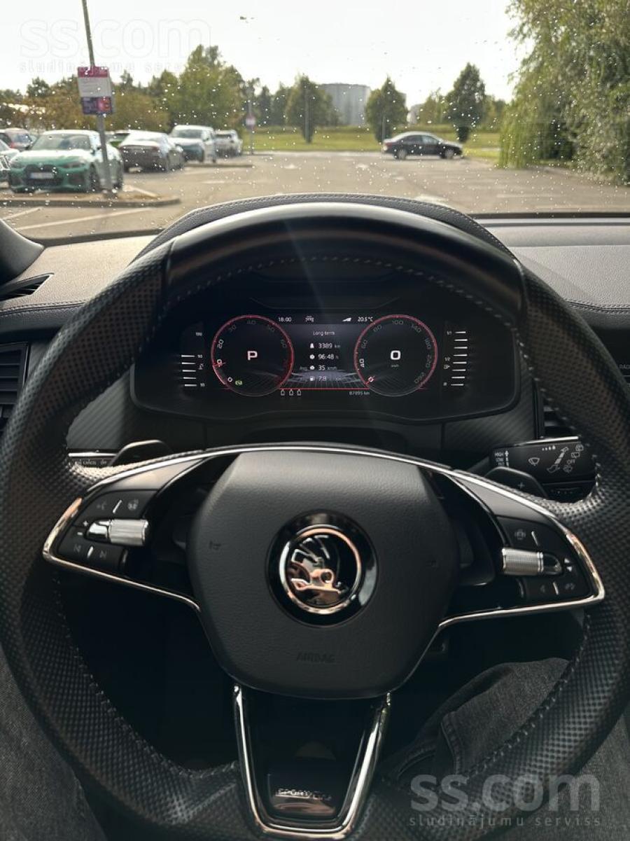 Pelēks Skoda Kodiaq 2022 Rīga, ar dzinēja tilpumu 1.50 L un nobraukumu 88 tūkst. km par 30000 €, foto 13 vietnē AUTOMOTO.COM.LV