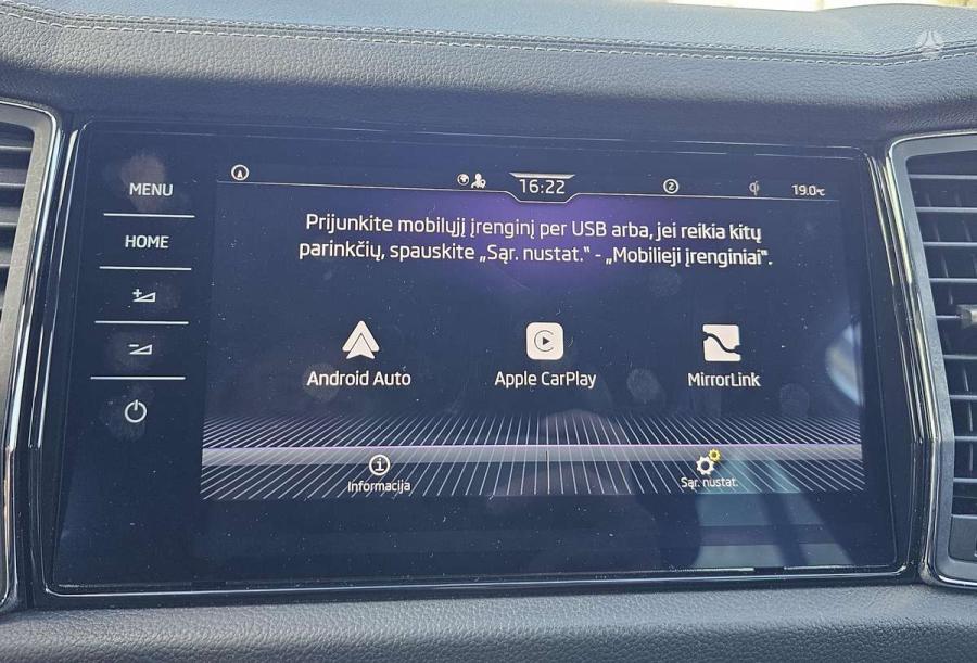 Pelēks Skoda Kodiaq 2022 Viļņa, ar dzinēja tilpumu 1.97 L un nobraukumu 176 tūkst. km par 25700 €, foto 23 vietnē AUTOMOTO.COM.LV