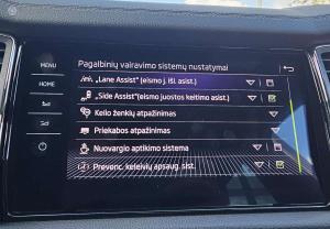 Pelēks Skoda Kodiaq 2022 Viļņa, ar dzinēja tilpumu 1.97 L un nobraukumu 176 tūkst. km par 25700 €, foto 25 vietnē AUTOMOTO.COM.LV