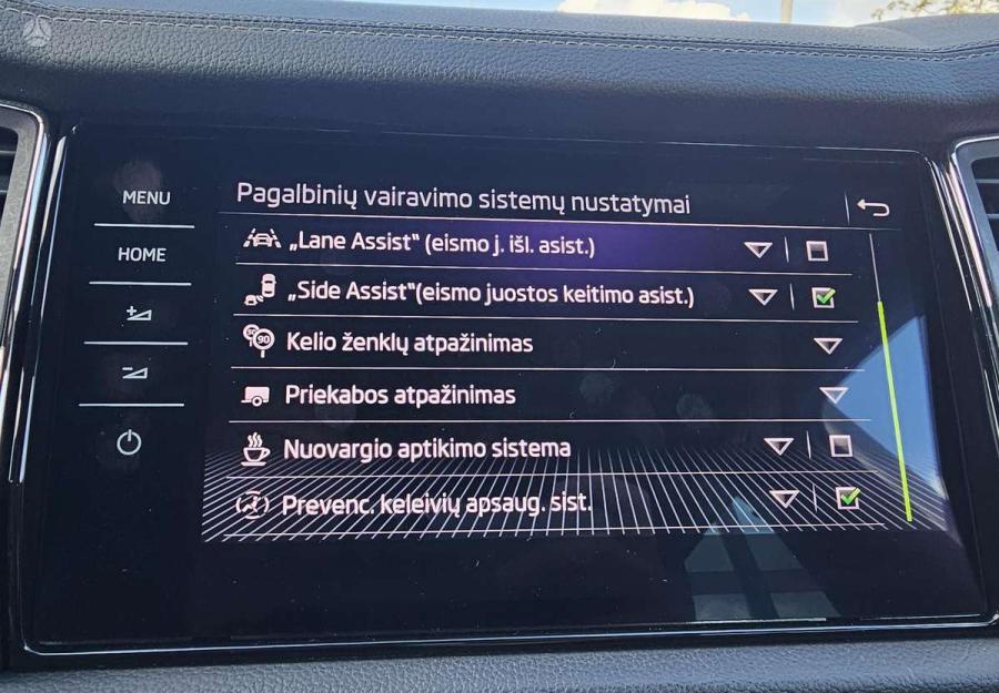 Pelēks Skoda Kodiaq 2022 Viļņa, ar dzinēja tilpumu 1.97 L un nobraukumu 176 tūkst. km par 25700 €, foto 25 vietnē AUTOMOTO.COM.LV