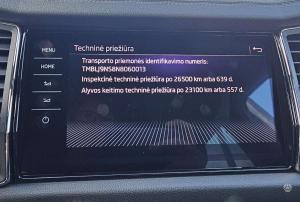 Pelēks Skoda Kodiaq 2022 Viļņa, ar dzinēja tilpumu 1.97 L un nobraukumu 176 tūkst. km par 25700 €, foto 29 vietnē AUTOMOTO.COM.LV