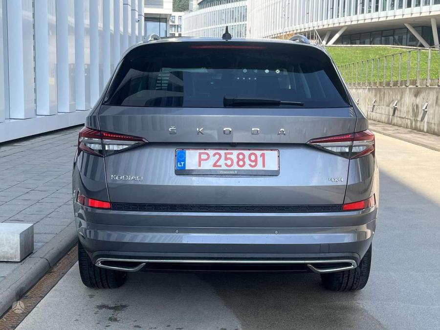 Серый Шкода Kodiaq 2022 в Вильнюс, объемом двигателя 1.97 л и пробегом 154 тыс. км за 28990 €, фото 6 на AUTOMOTO.COM.LV