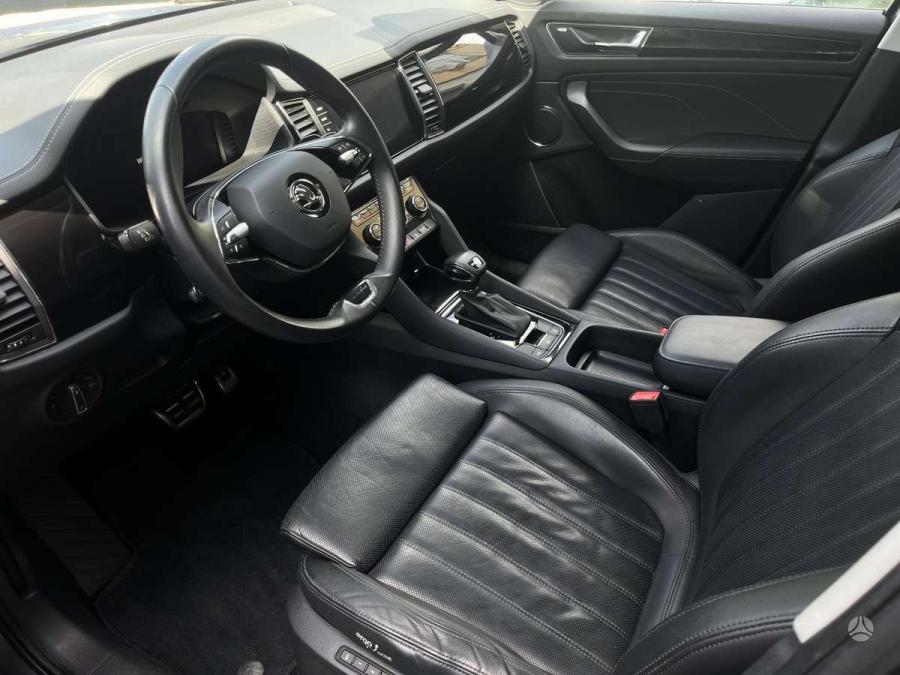 Серый Шкода Kodiaq 2022 в Вильнюс, объемом двигателя 1.97 л и пробегом 154 тыс. км за 28990 €, фото 10 на AUTOMOTO.COM.LV