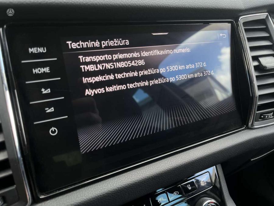 Серый Шкода Kodiaq 2022 в Вильнюс, объемом двигателя 1.97 л и пробегом 154 тыс. км за 28990 €, фото 29 на AUTOMOTO.COM.LV