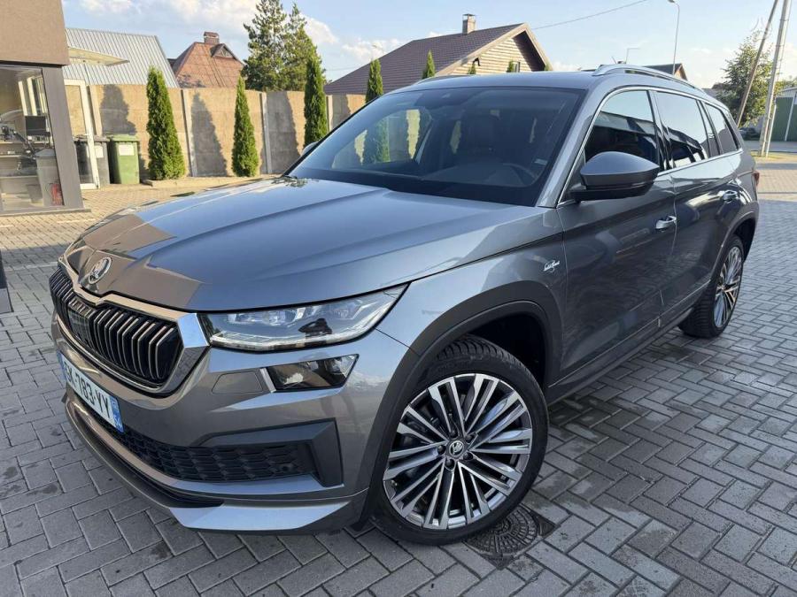 Серый Шкода Kodiaq 2022 в Клайпеда, объемом двигателя 1.97 л и пробегом 215 тыс. км за 24926 €, фото 3 на AUTOMOTO.COM.LV
